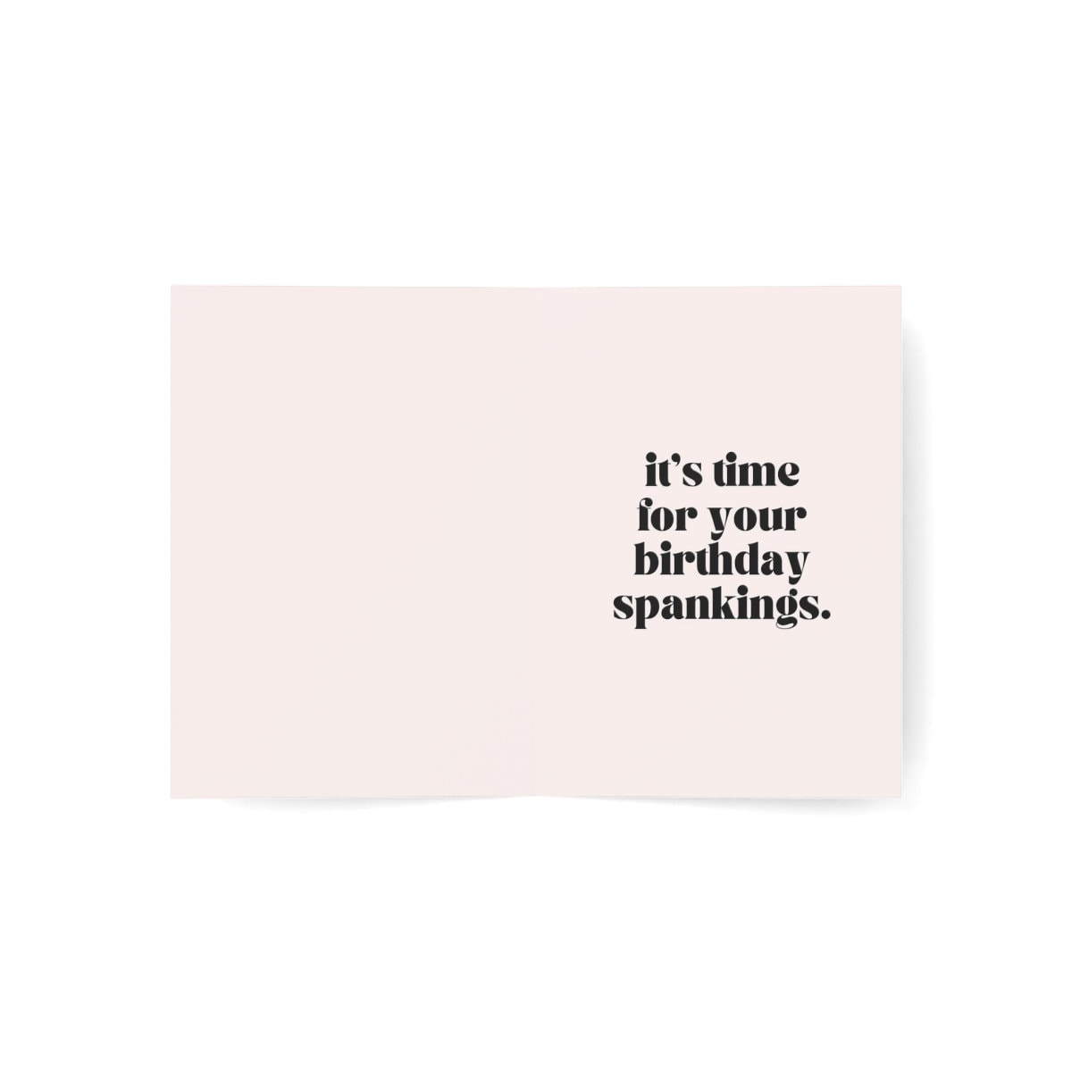 Funny Birthday Spankings For Her Greeting Card Etsy