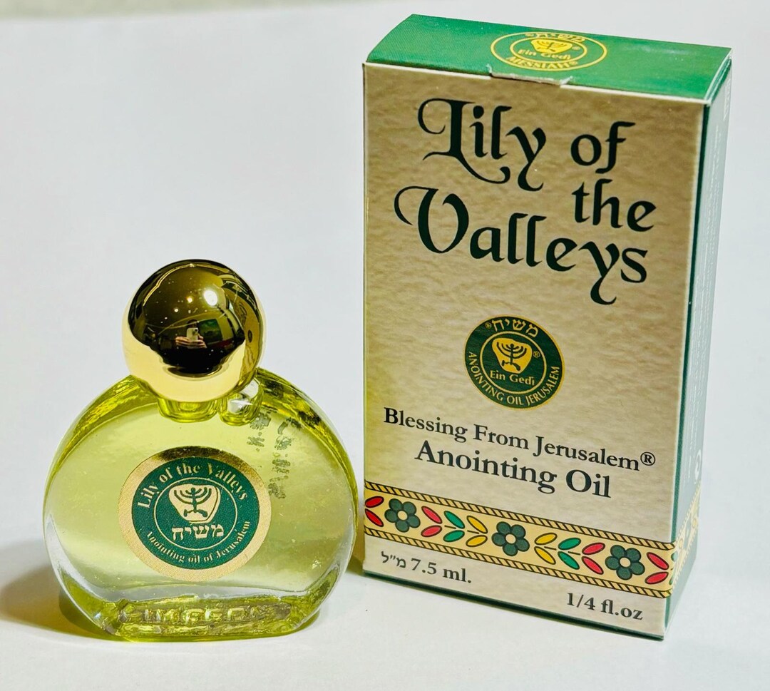 Anoiting Oil From the Holyland, Anointing Oil Bottle, Lily of the ...