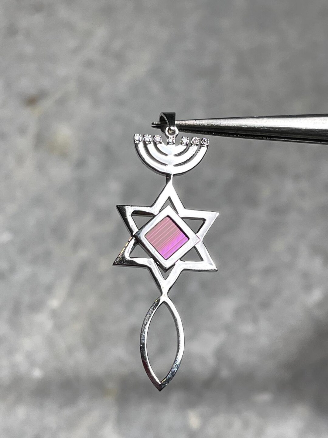 Nano Bible Pendant, 14K Solid Gold, Messianic Grafted Pendant ...