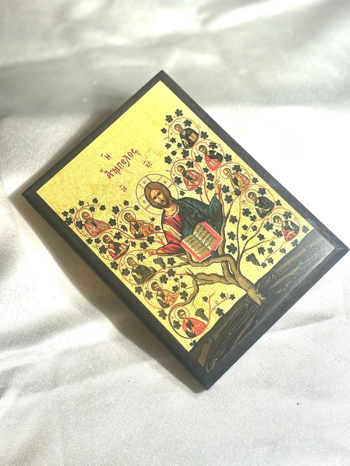 The Vine Tree Icon, Orthodox Icon, the Vine Tree, Handmade Icon on ...