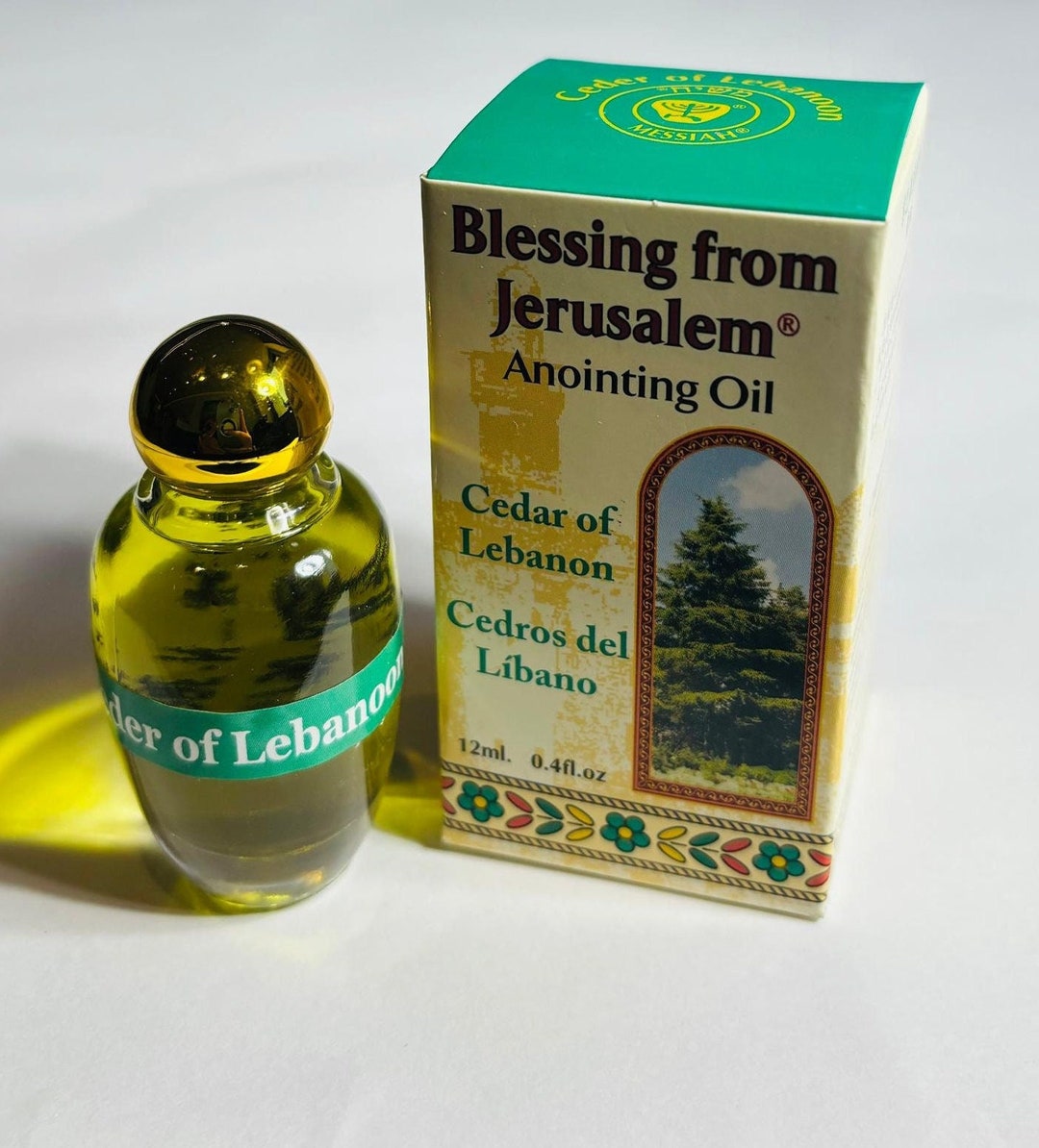 Anointing Oils From Israel, Anointing Oil Bottle, Cedar of Lebanon ...