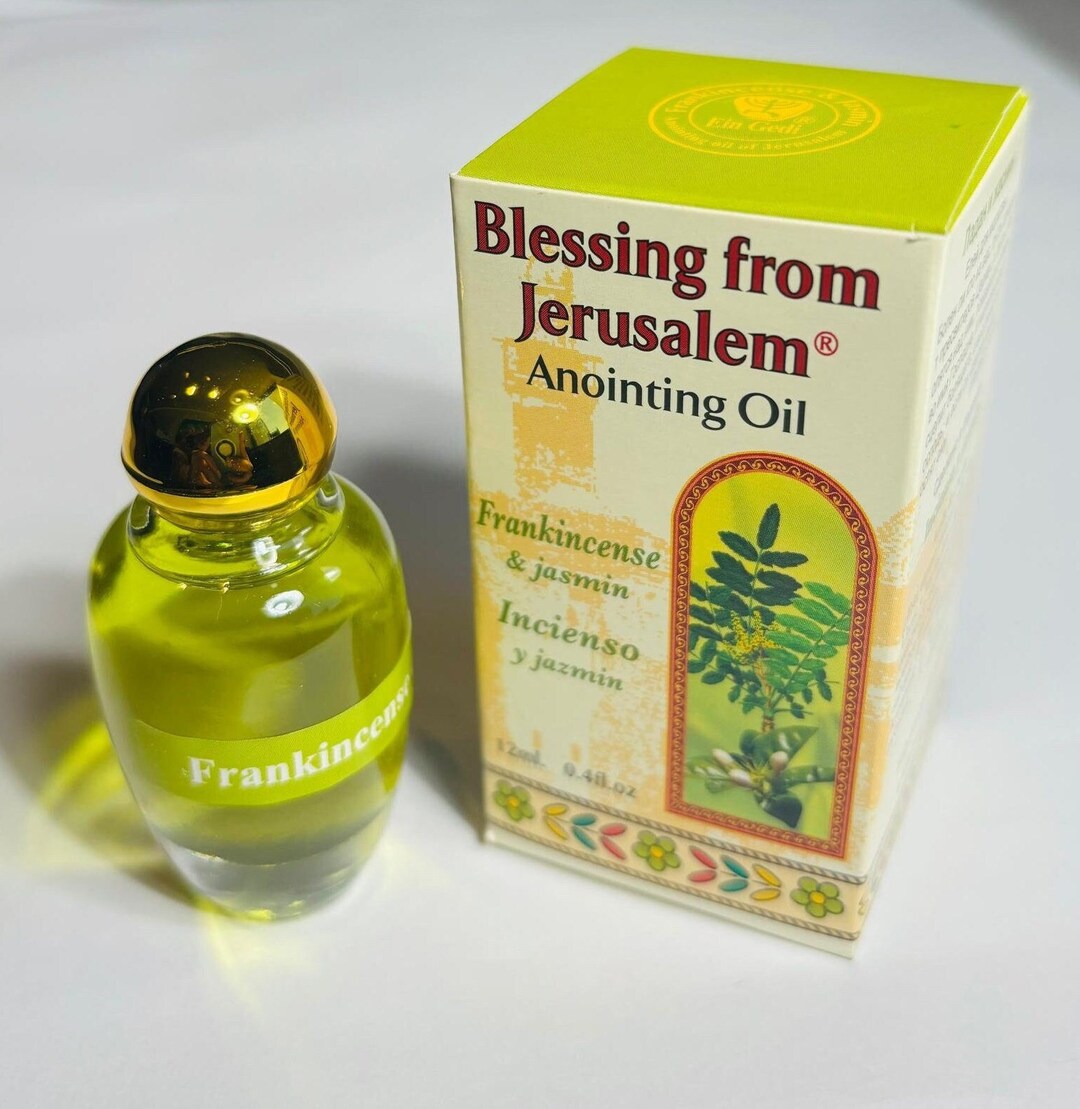 Anoiting Oil From Israel, Anointing Oil Bottle, Frankincense and ...