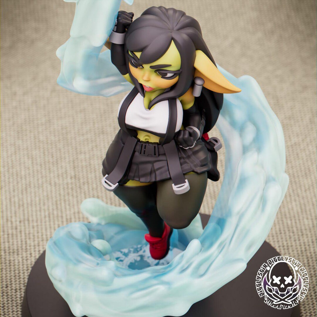 Final Fantasy Tifa Goblin 3d Printer File Stl File Bust and Seperated ...