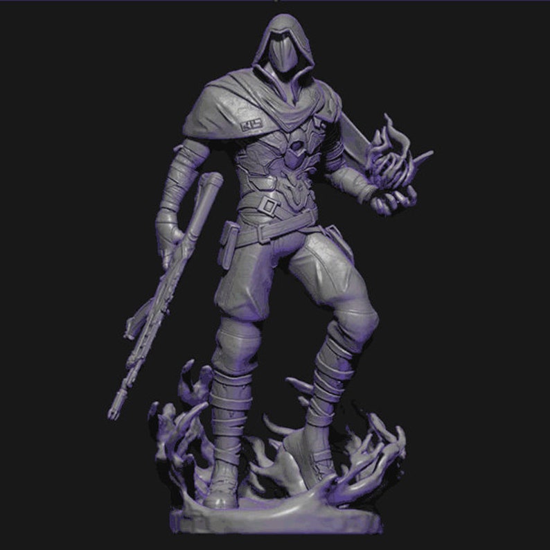 Valorant Omen Figure With Different Size Options for Lol Fans Valorant ...