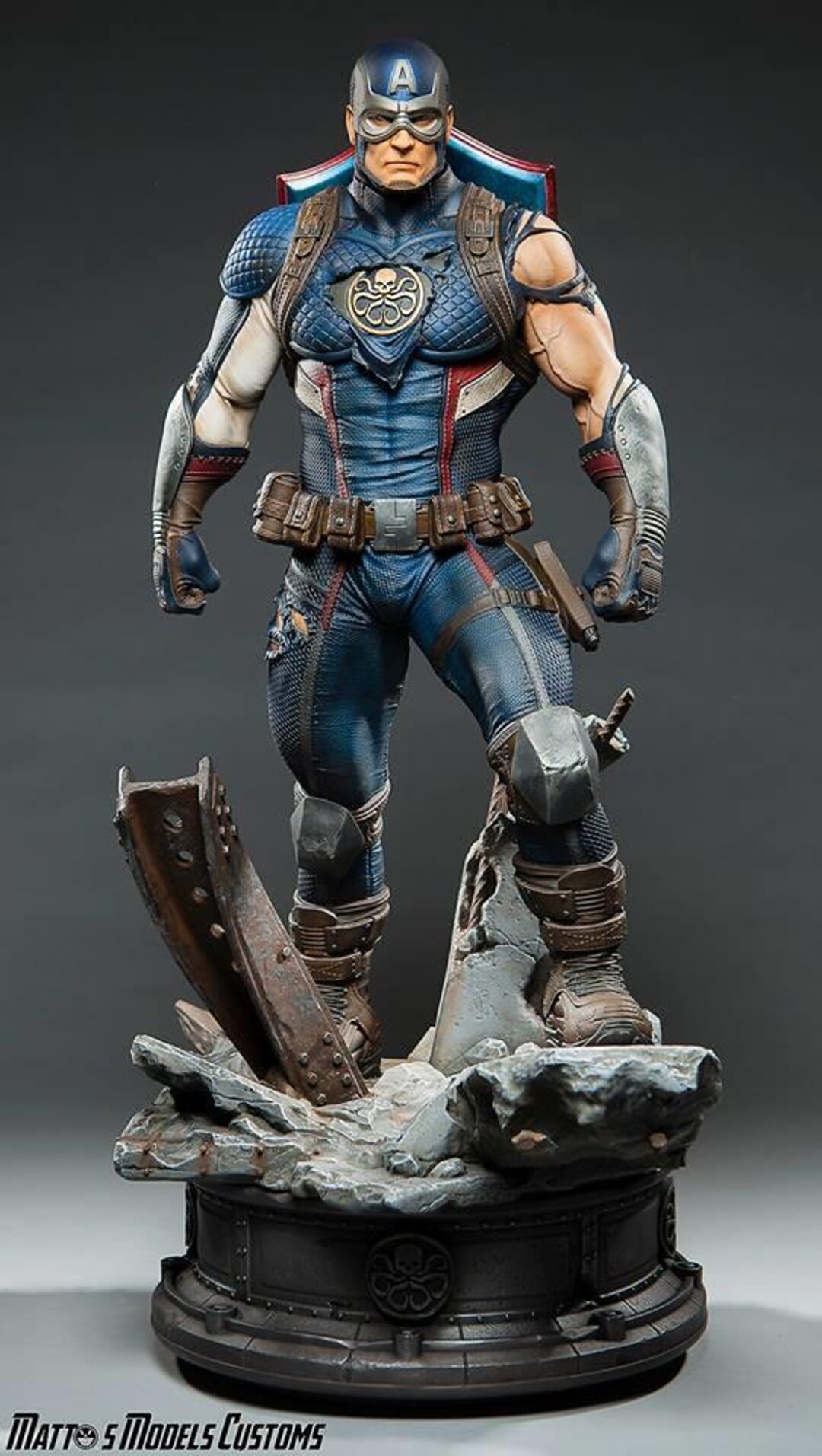 Captain America Fanart Marvel 3d Printer File Stl File Bust and ...