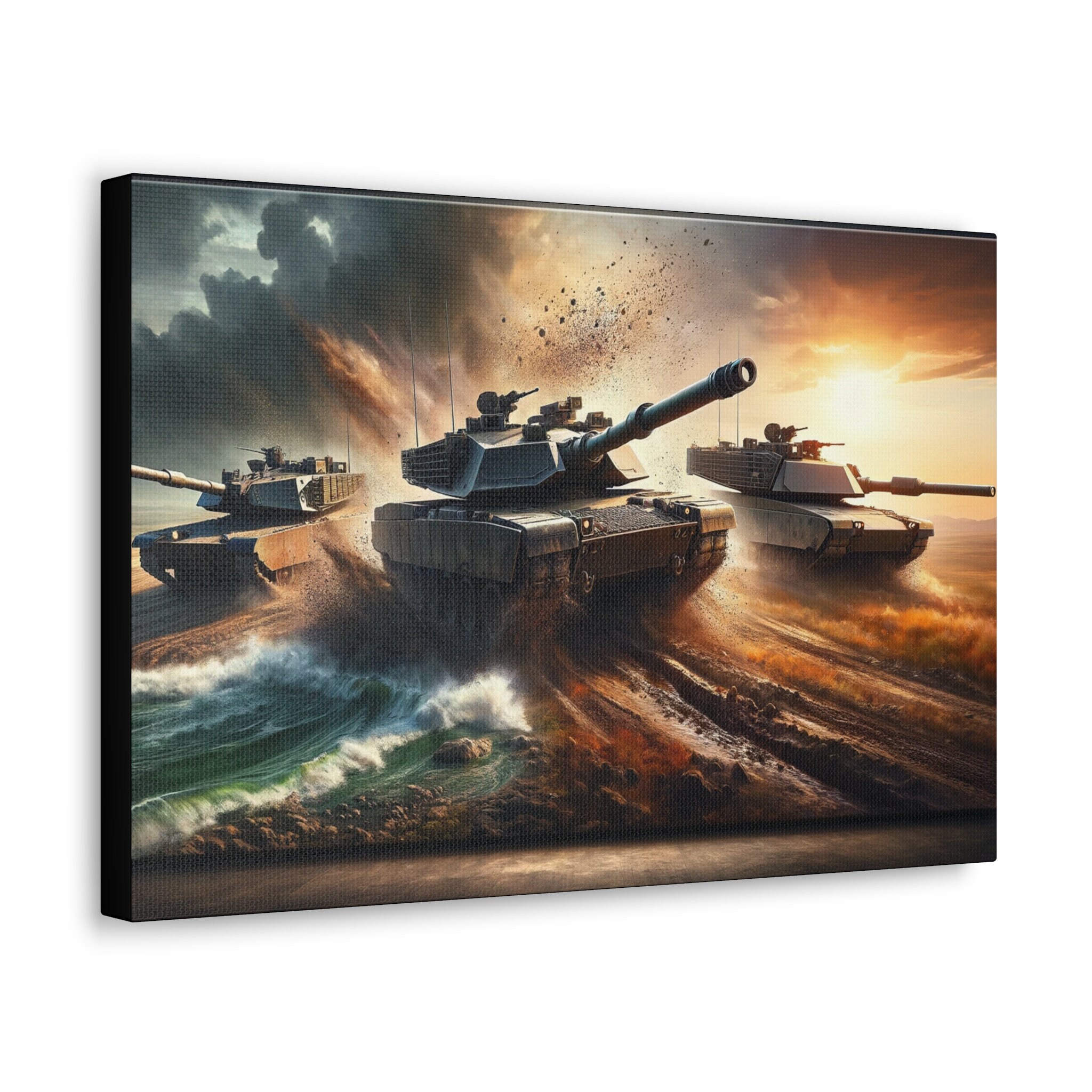 Tanks Unleashed Dynamic Battlefront Canvas Art - Etsy