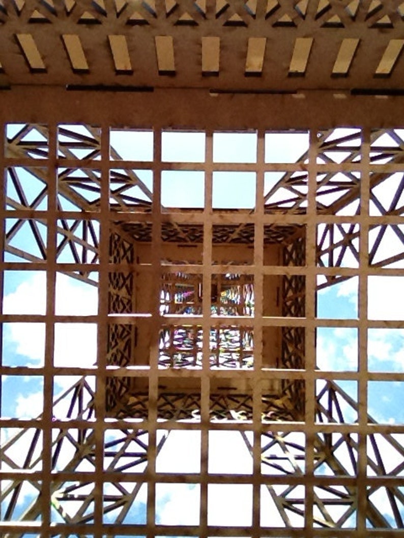 MDF Model Kit Eiffel Tower - Etsy