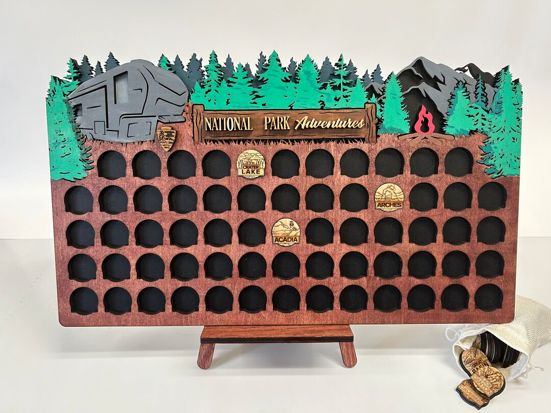 National Park Sign, National Park Adventure Sign, Handmade MDF Sign ...