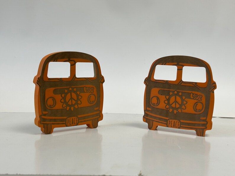 Volkswagen Book Holder, Retro Volkswagen Bookends, Handmade Book ...