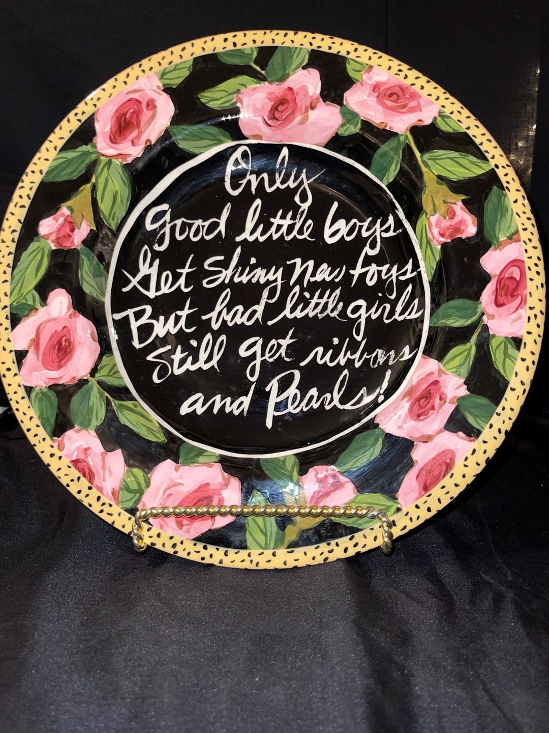 Droll Designs Ltd. Ed. “ Only Good Little Boys…girls Ribbons & Pearls ...