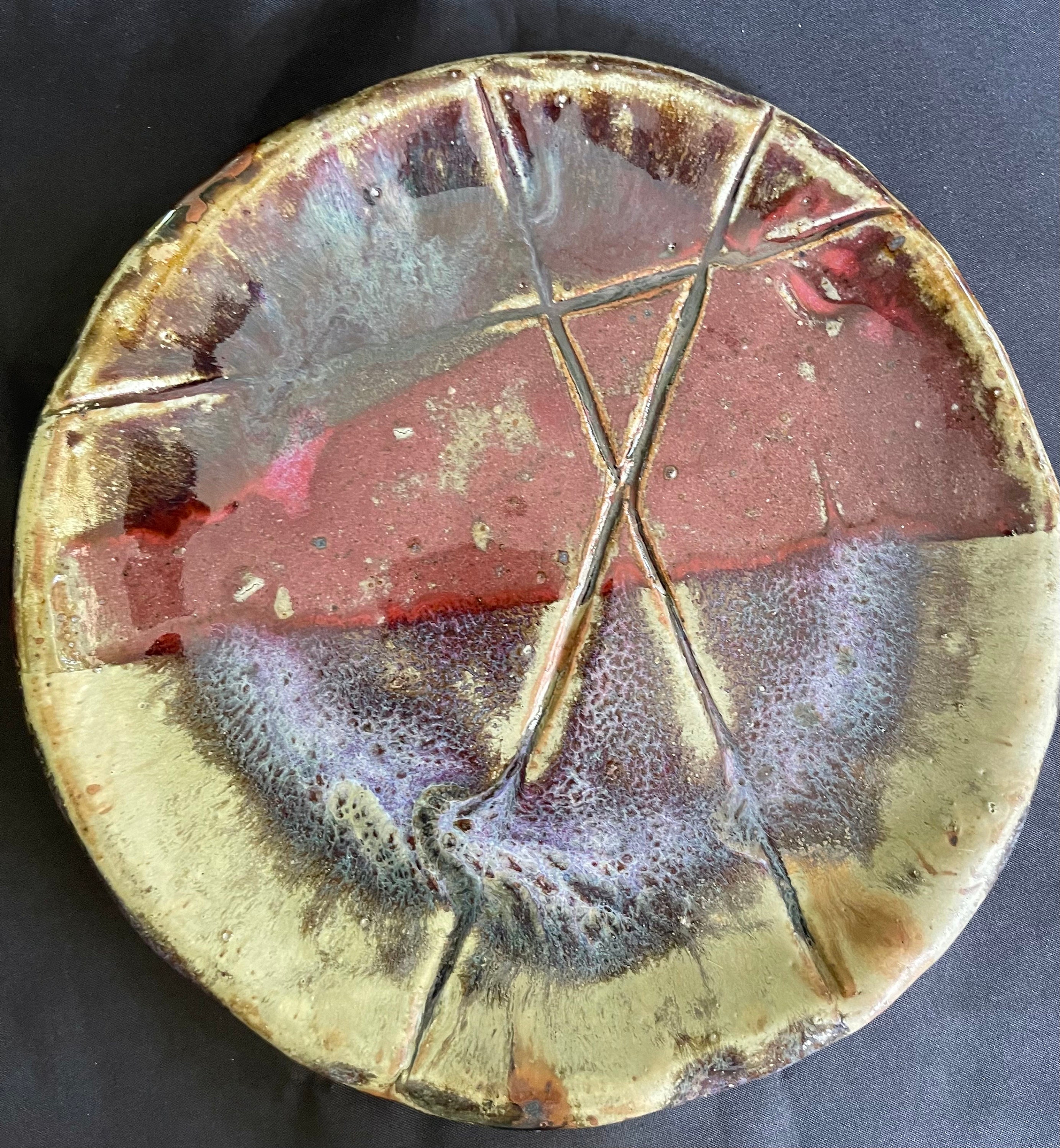 Decorative Pottery Accent Plate 7 “ - Etsy