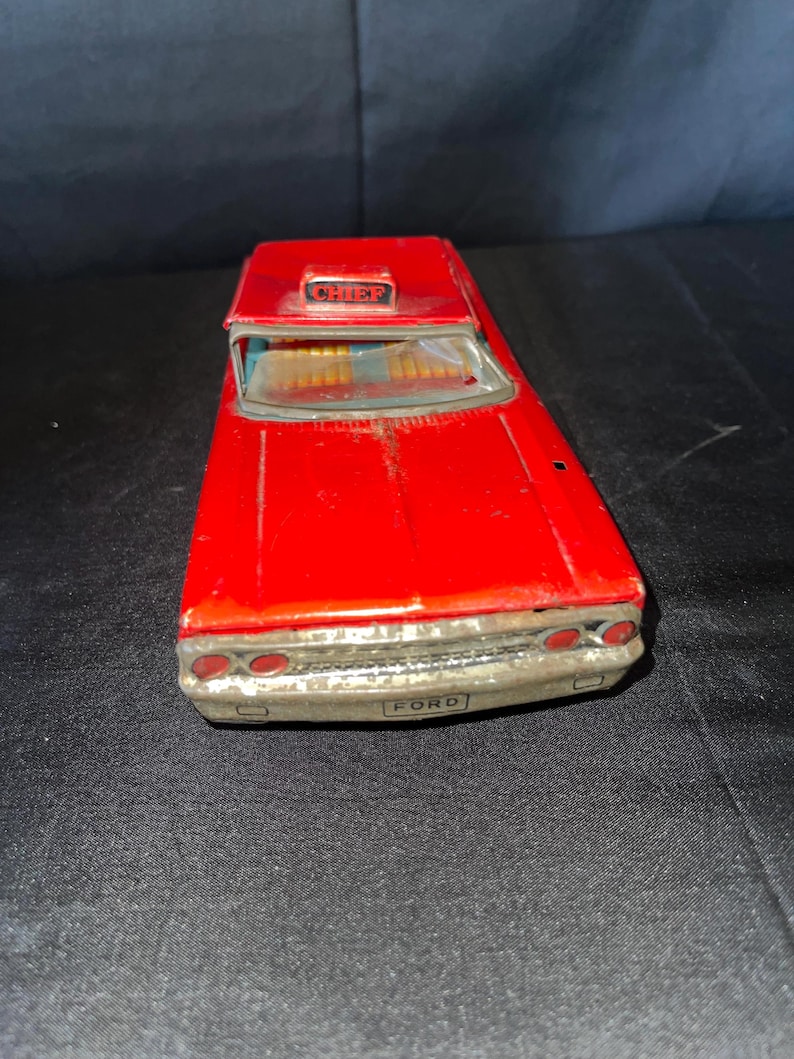 FORD Vintage Chief Car Red Police Fire - Etsy