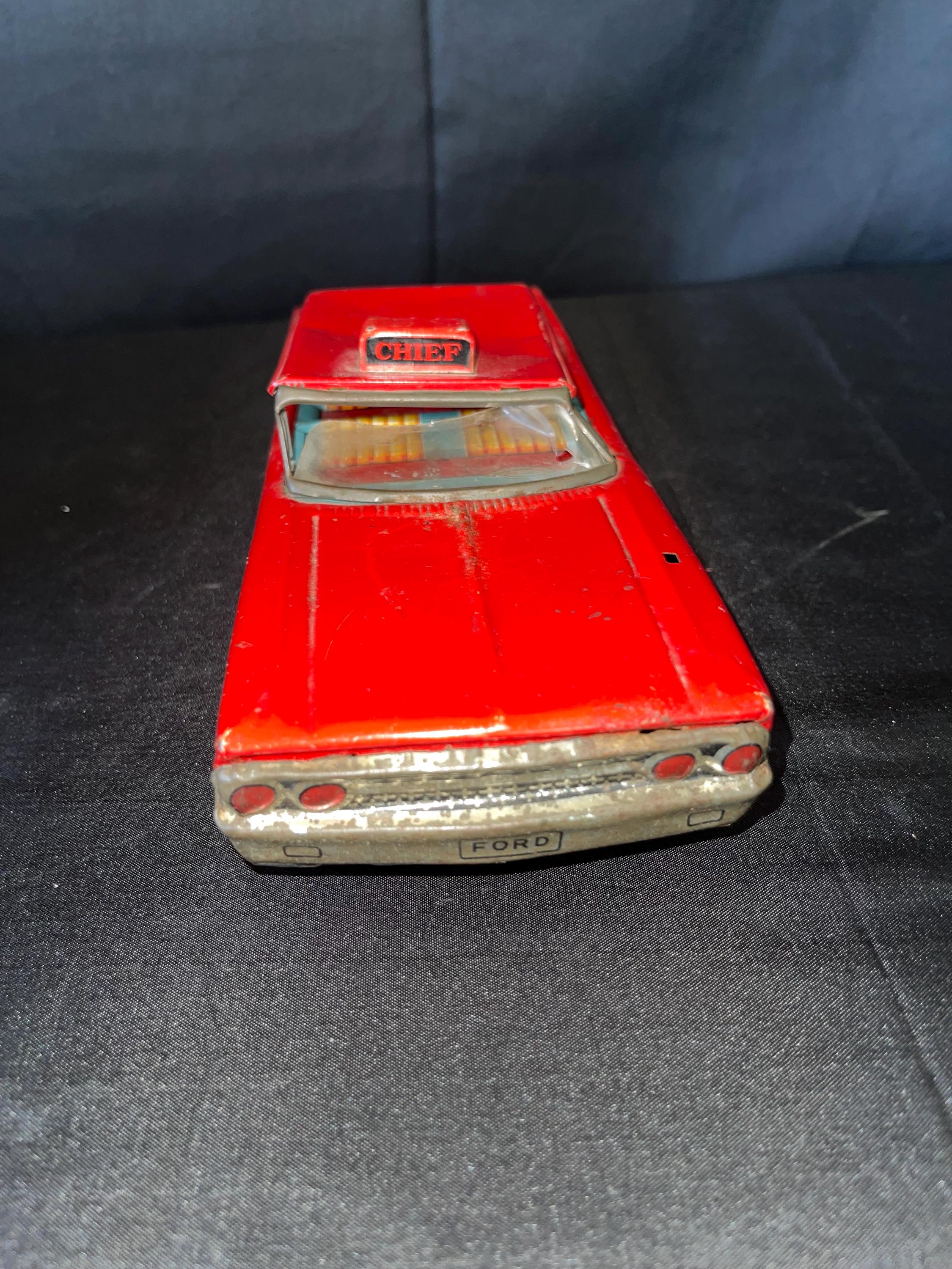FORD Vintage Chief Car Red Police Fire - Etsy