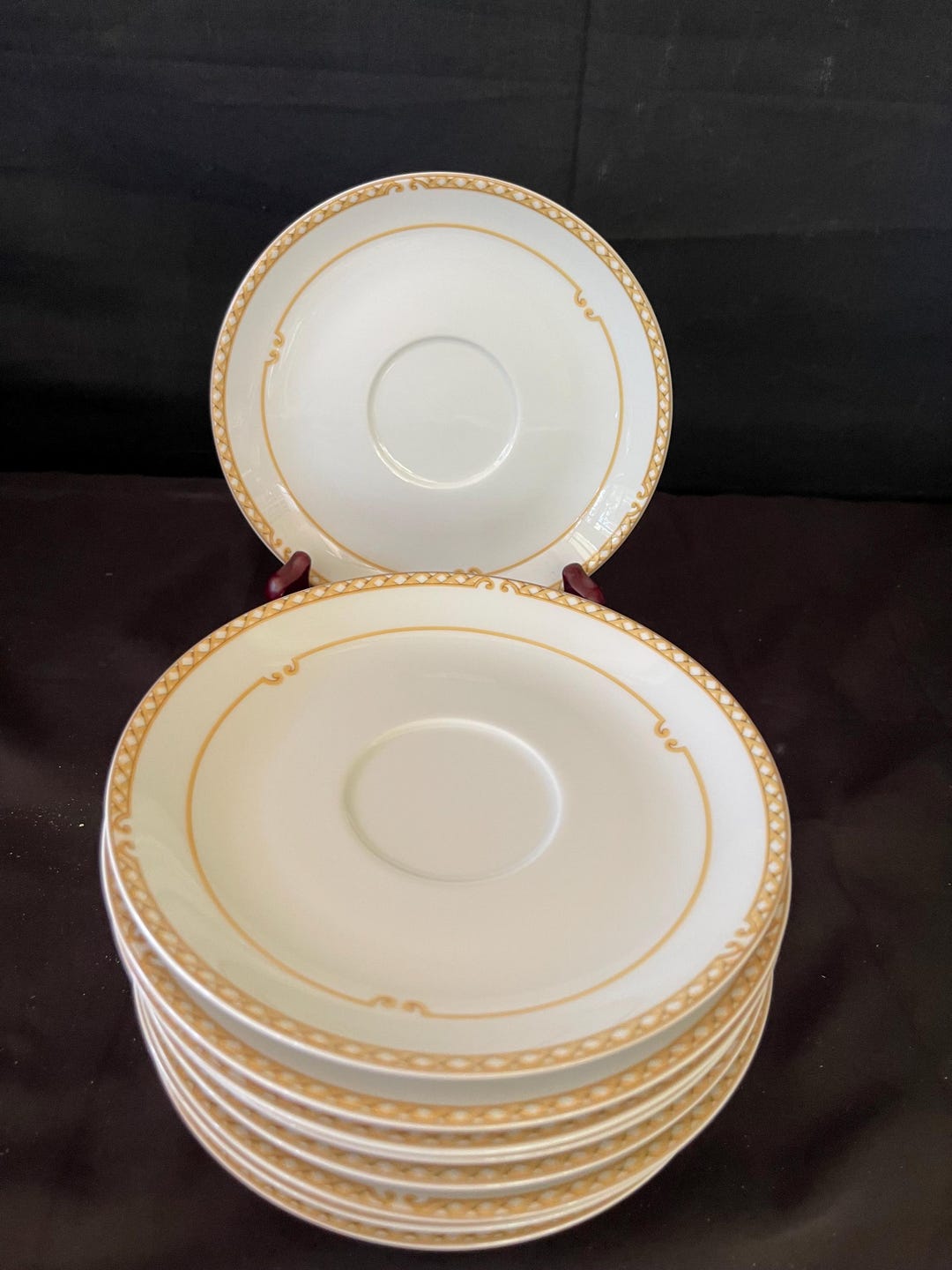 Set of 9 ISLAND FLAIR Saucer Plates Discontinued - Etsy