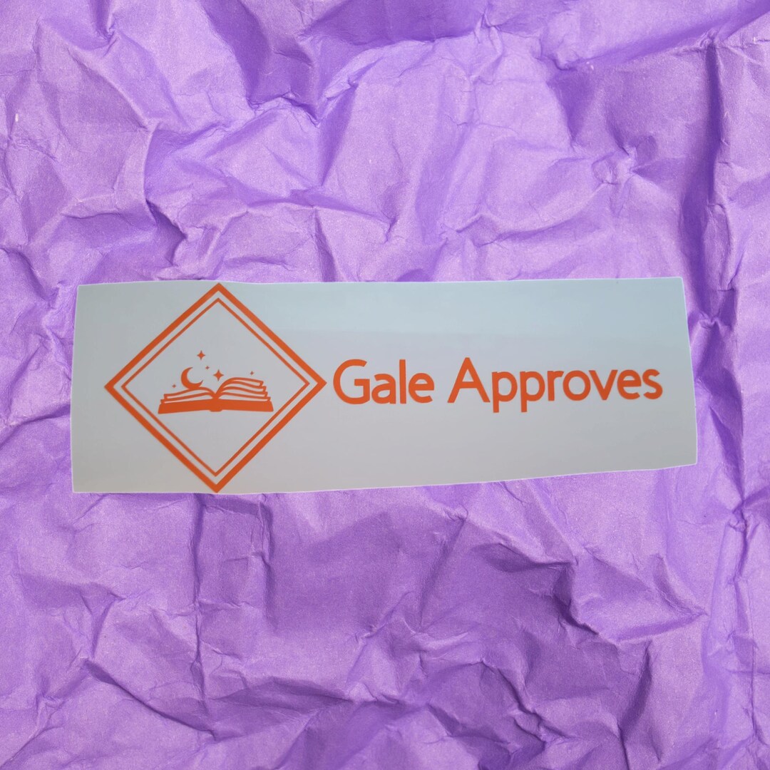 Gale Approves Decal - Etsy