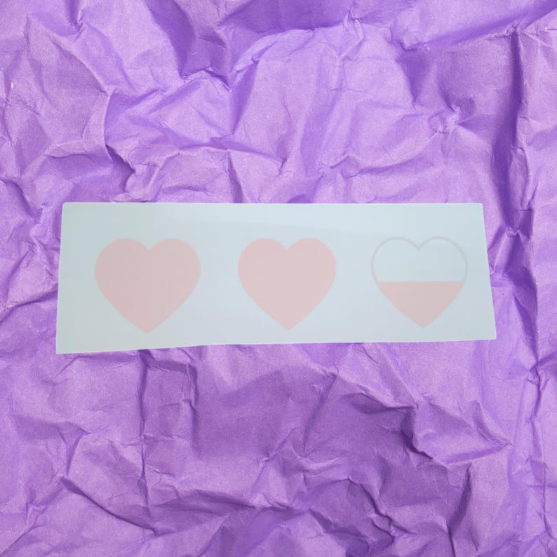 Heart Shaped Life Decal - Etsy