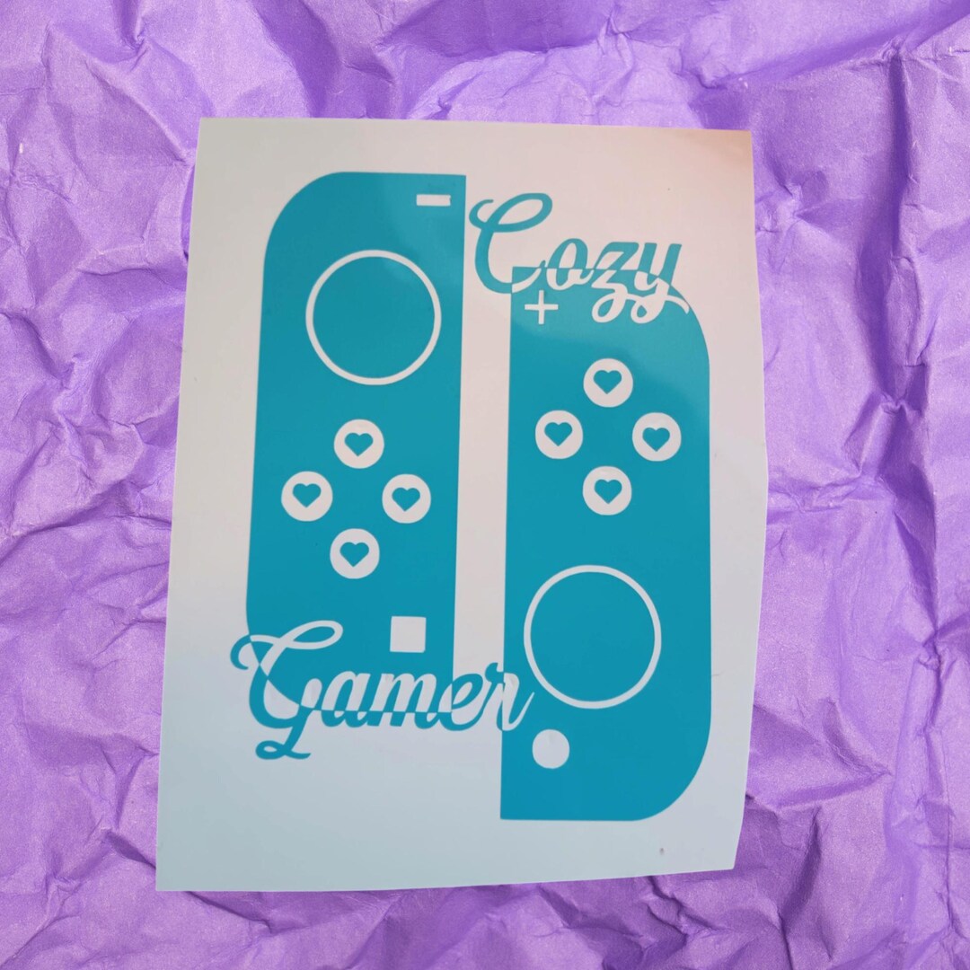 Cozy Gamer Decal - Etsy