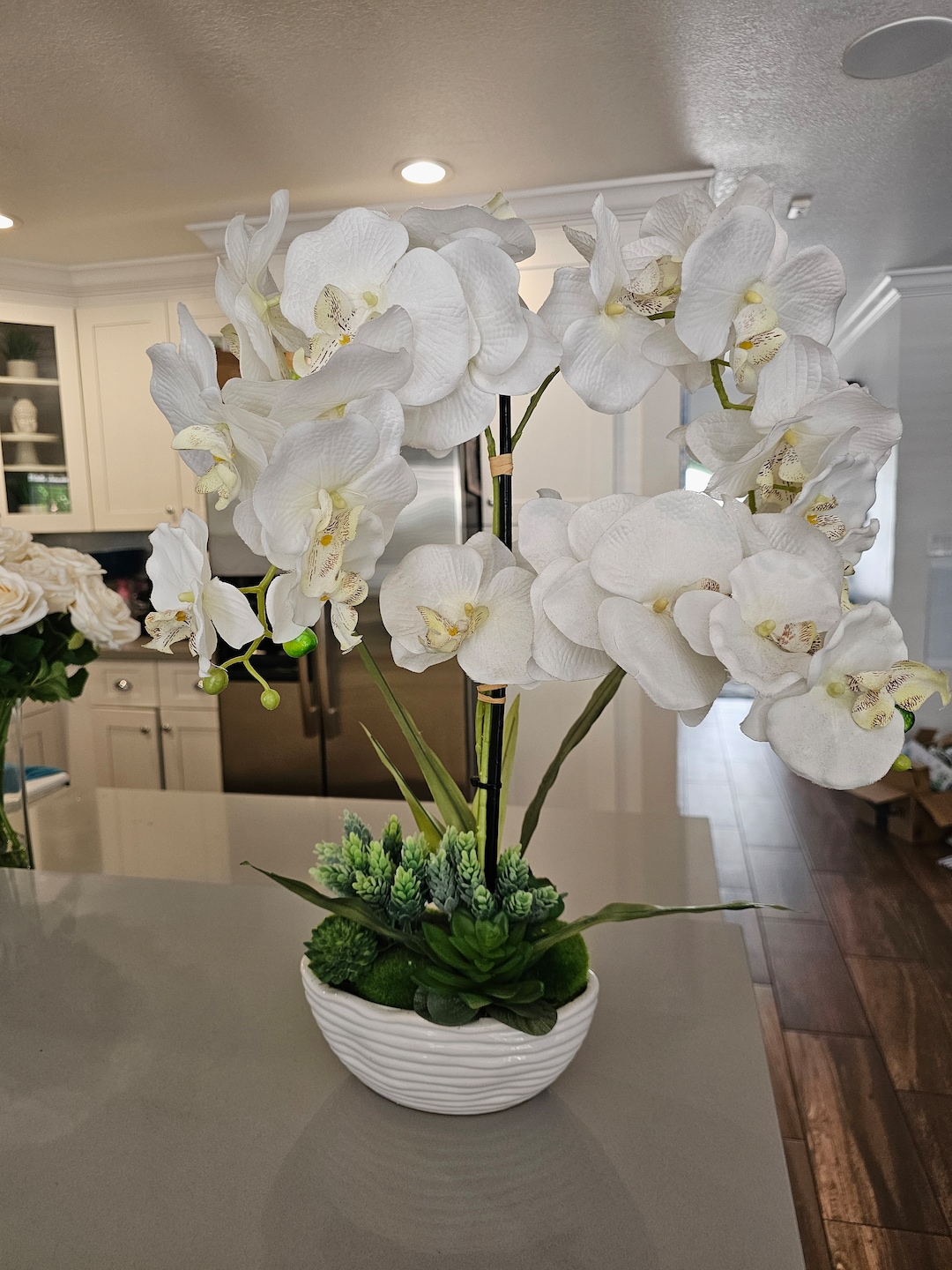 Beautiful Artificial Orchid Arrangement - Etsy