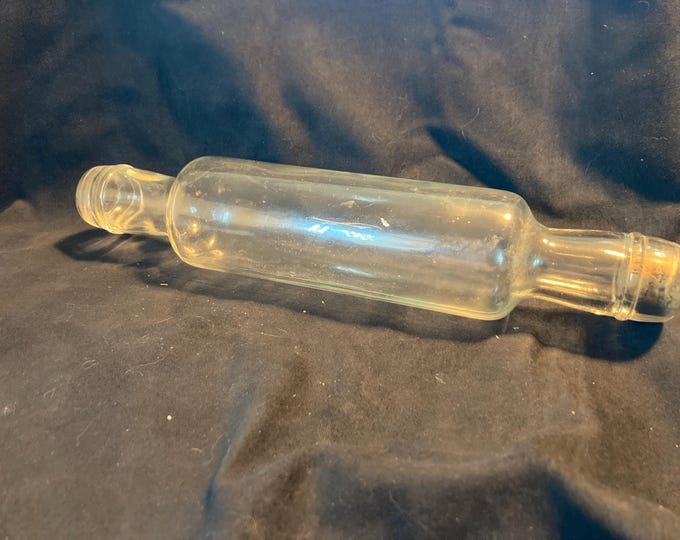 Glass Rolling Pin With Original Cork RARE Vintage Farmhouse Pastry - Etsy