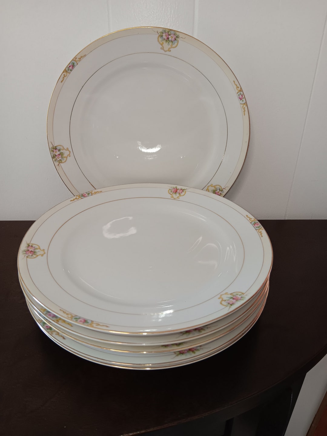 Noritake "the Vitri" 10 Inch Dinner Plates (6) Antique Ca. 1918 - Etsy