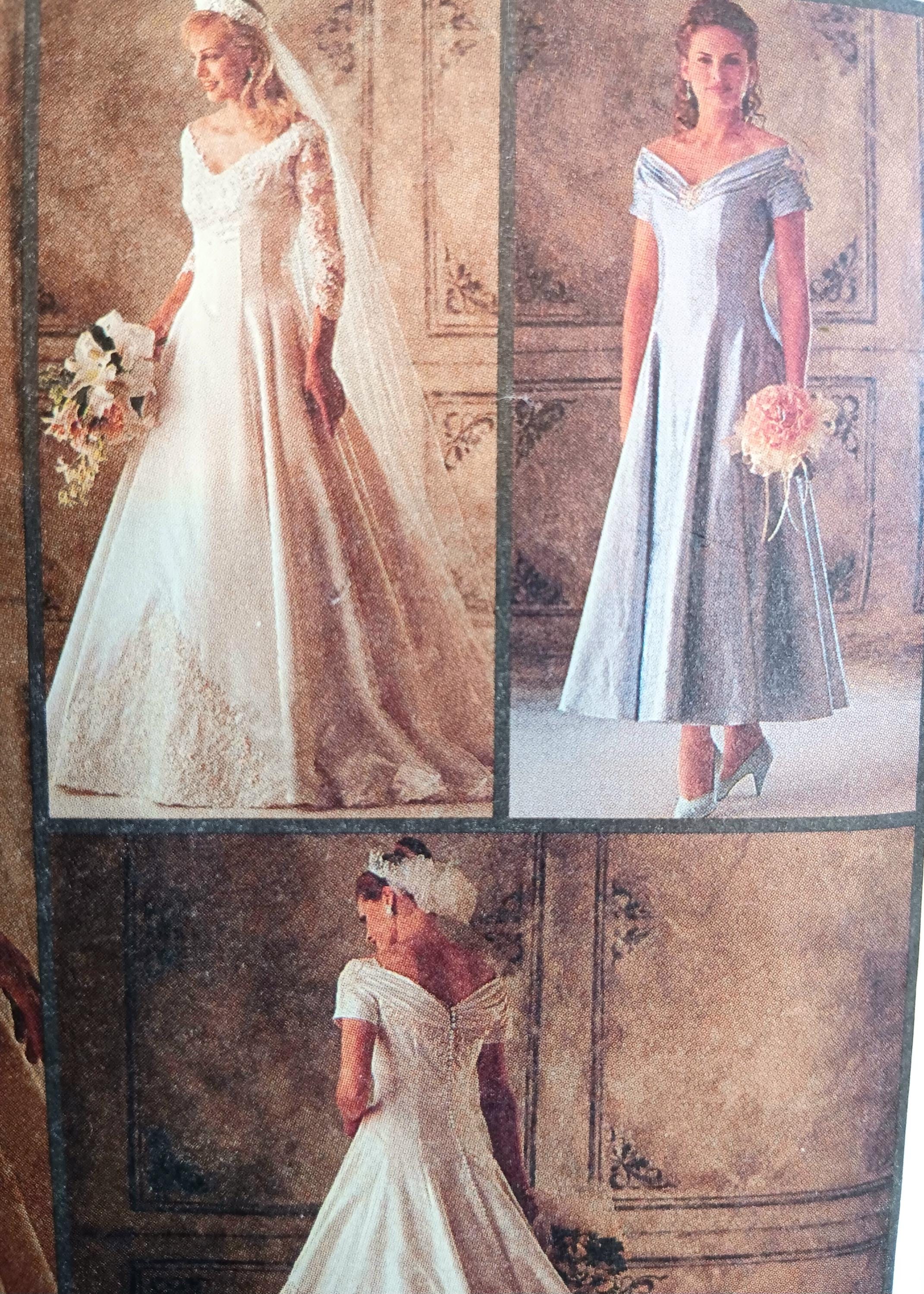 Mccalls Alicyn Exclusive Bridal/bridesmaid Gowns Dresses Sewing Pattern ...