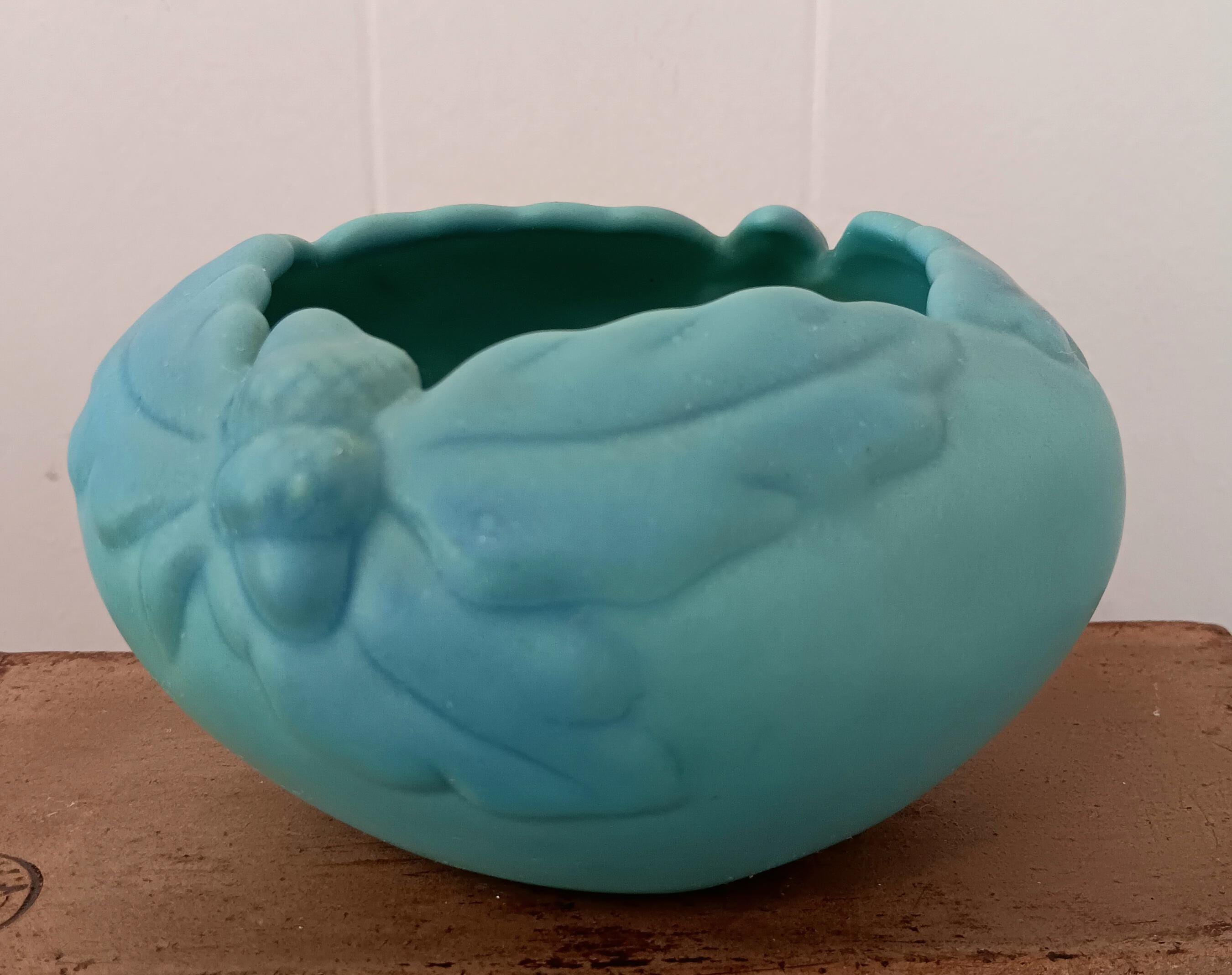 Van Briggle Acorns Leaves Ming Turquoise Bowl American Art Pottery - Etsy
