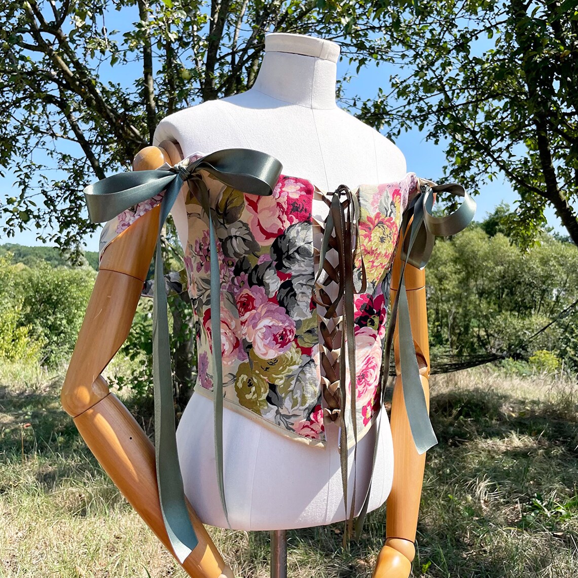 Flower Corset - Etsy