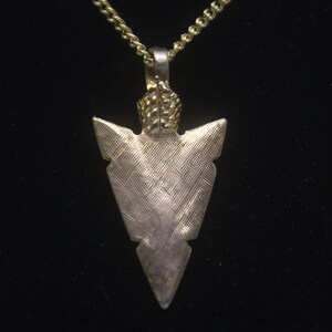 Sterling Silver Arrowhead Necklace - Etsy