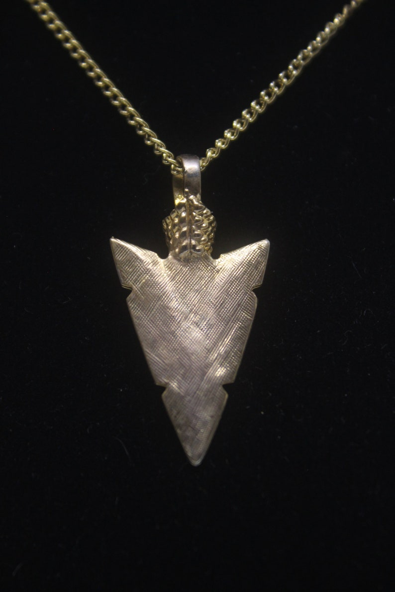 Sterling Silver Arrowhead Necklace - Etsy