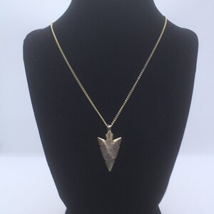 Sterling Silver Arrowhead Necklace - Etsy