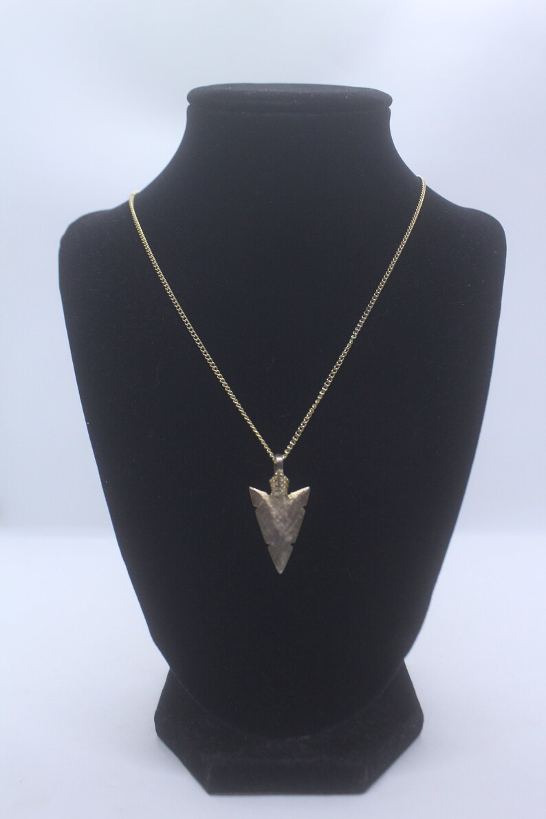 Sterling Silver Arrowhead Necklace - Etsy