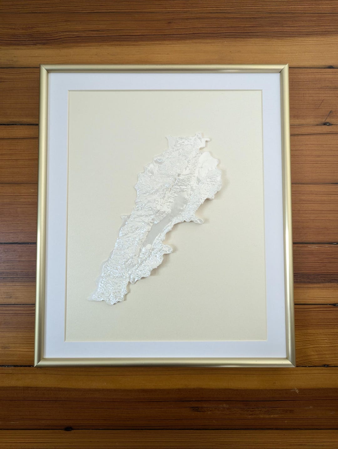 Lebanon 3d-topographical Map Frame Home Decor Handmade Wall Art - Etsy