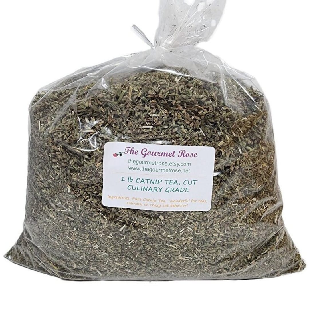 1 Lb CATNIP LEAF & FLOWERS Tea Wildcrafted Cut Kosher Certified Dried ...