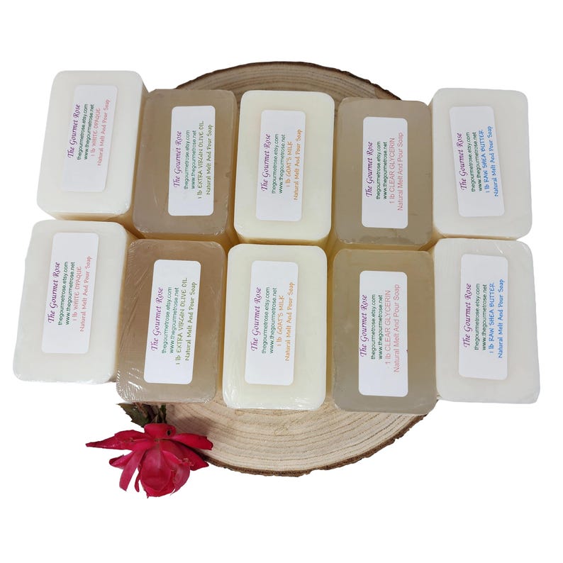 10 Lb SOAP BASE SAMPLER Variety Pack Premade Melt and Pour Goats Milk ...