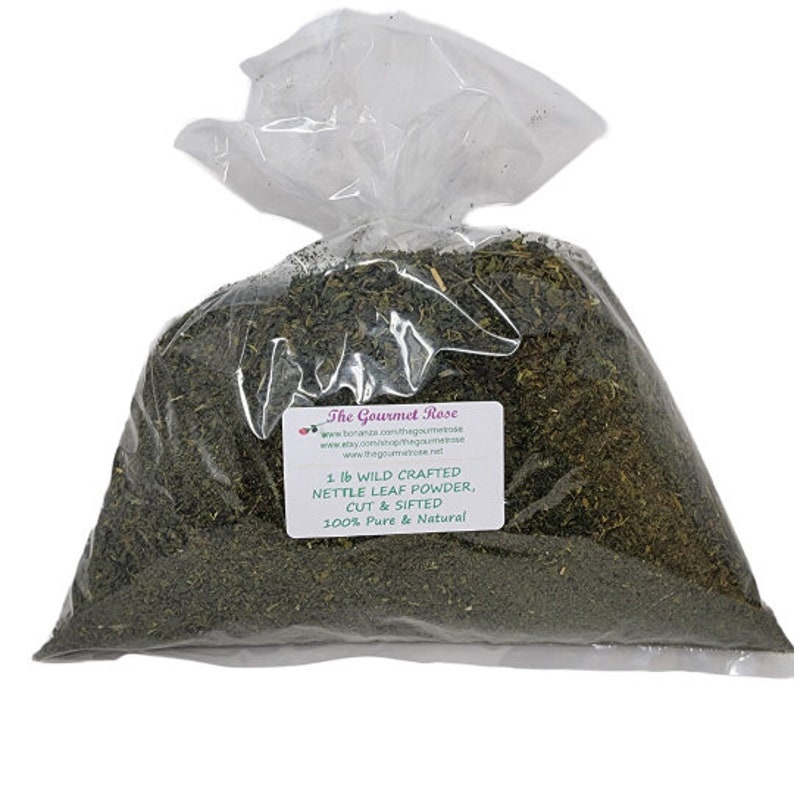 1 Lb ORGANIC NETTLE CERTIFIED Tea Leaf Kosher Dried Dry Cut Loose ...