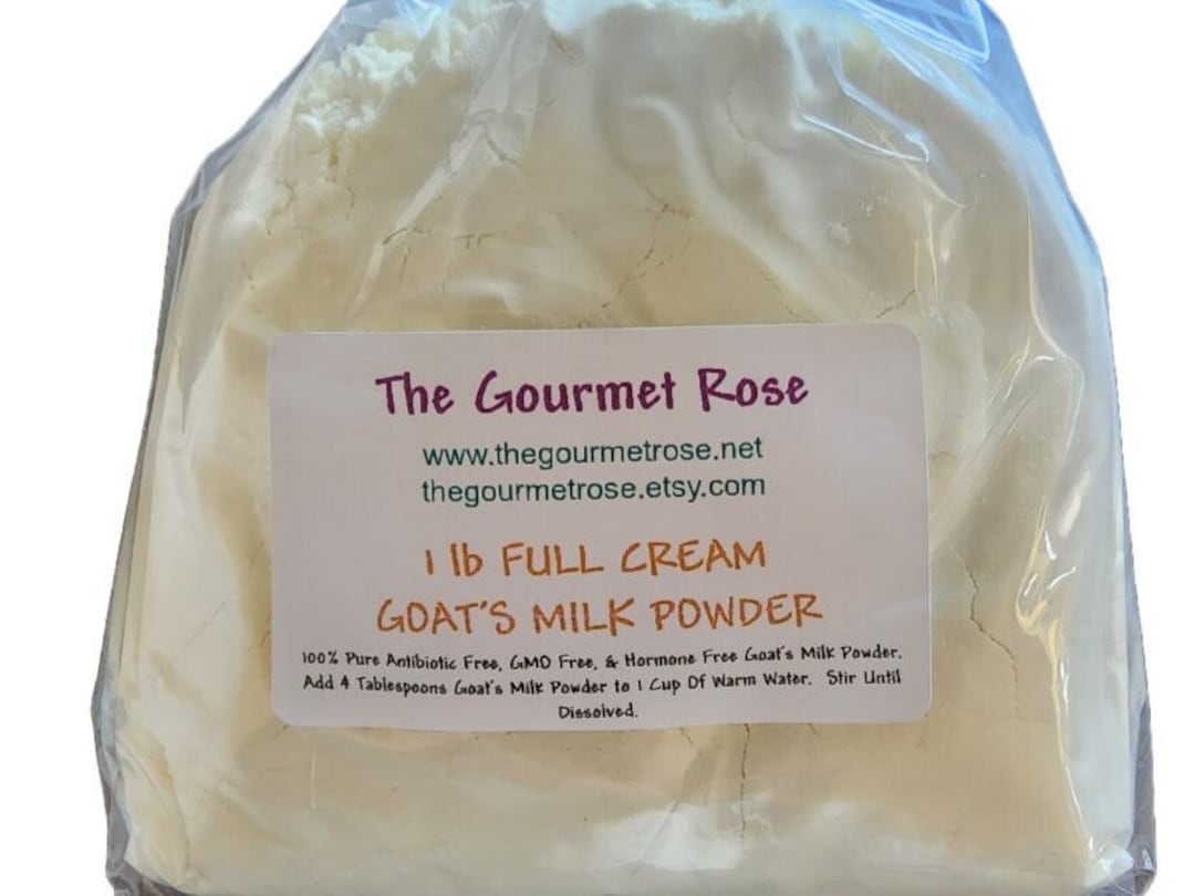 1 Lb GOAT'S MILK With CREAM Powder Dried Goats Dehydrated Dry Whole ...
