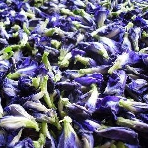 1 Lb ORGANIC BUTTERFLY PEA Blue Tea Flower Whole Petal Dried Dry Wild ...