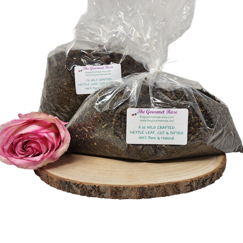 1 Lb ORGANIC NETTLE CERTIFIED Tea Leaf Kosher Dried Dry Cut Loose ...