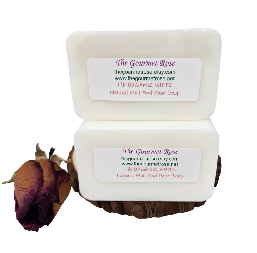 2 Lb ORGANIC WHITE SOAP Melt and Pour Premade Base Easy Making Craft ...