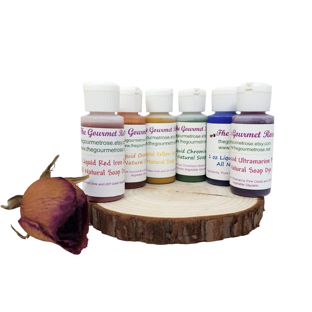 NATURAL COLORANTS SET Rainbow Soap Dye Color Kit Bath Bombs Salts Melt ...