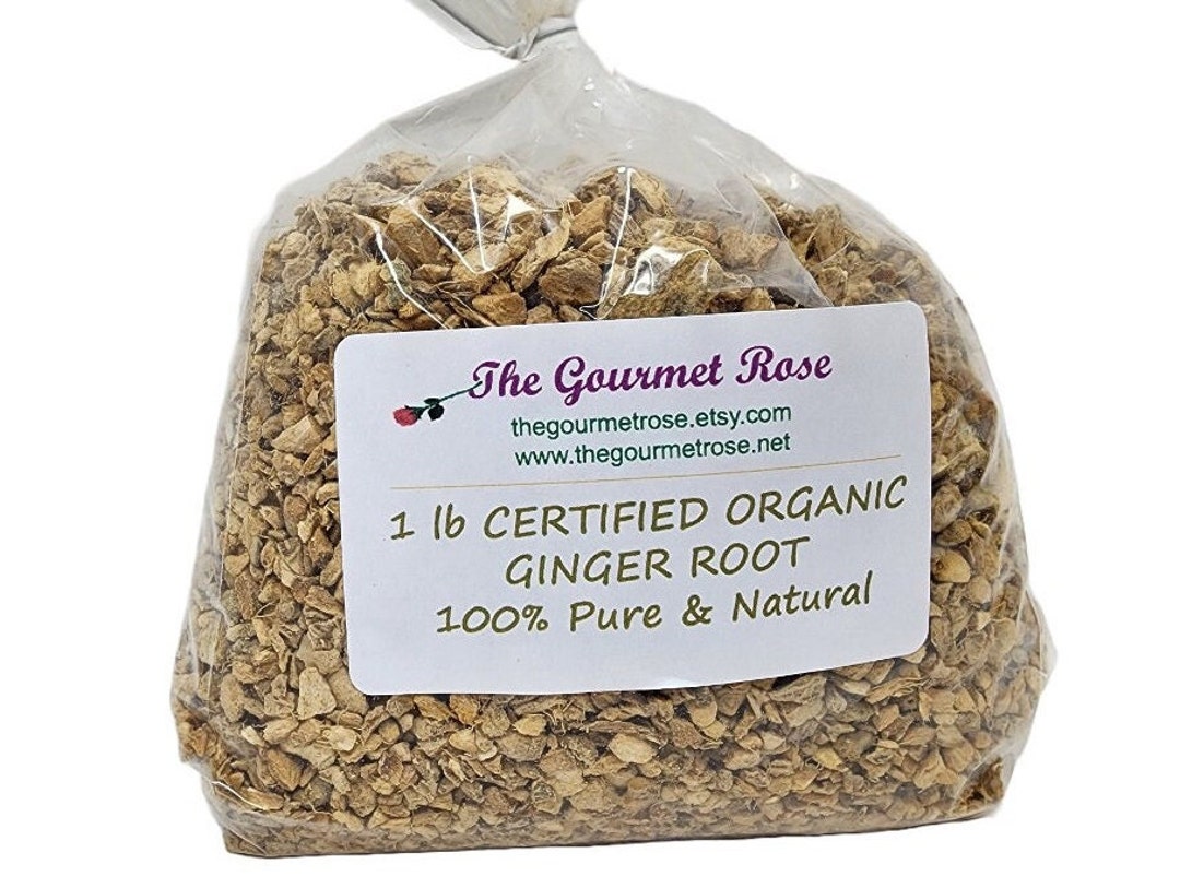 1 Lb ORGANIC GINGER ROOT Certified Kosher Tea Culinary Cooking Baking ...