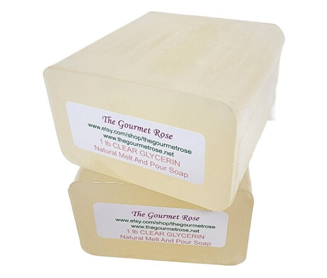 1 Lb 2 Lb CLEAR GLYCERIN SOAP Base Melt and Pour Easy Making Glycerine ...