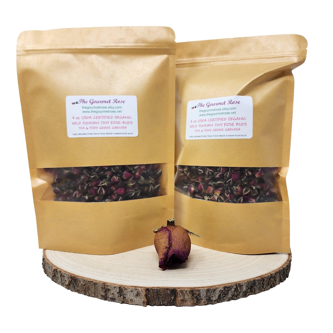 8 Oz ORGANIC WILD ROSE Bud Tea Yunnan Edible Extra Tiny Mini Whole ...