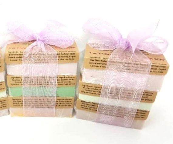 6 SOAP SAMPLER VARIETY All Natural Handmade You Choose Pure - Etsy