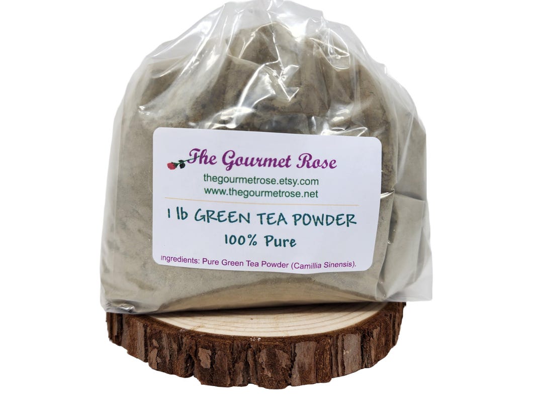 1 Lb GREEN TEA POWDER Loose Leaf Certified Kosher Wildcrafted Chun Mei ...