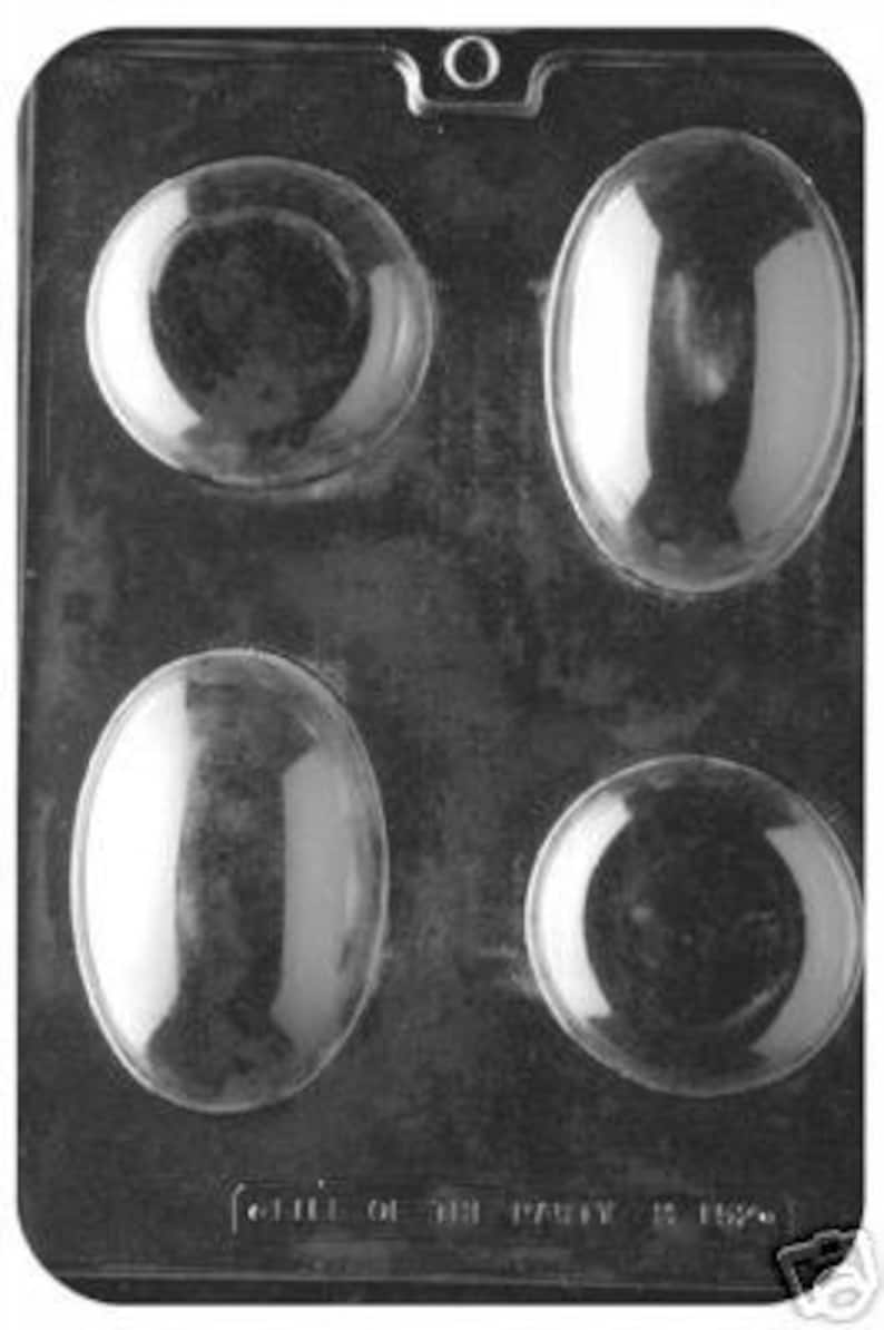 OVAL ROUND MOLD Circle Dome Bar Melt and Pour Soap Molds Plastic ...