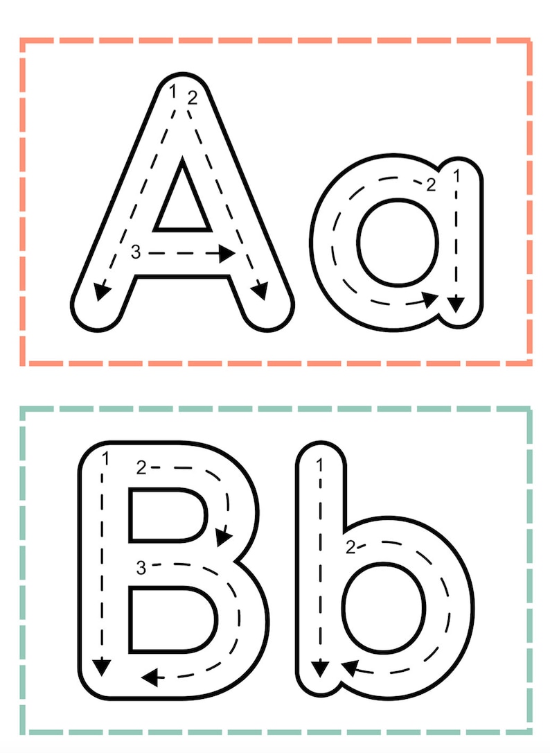 Kids ABC Tracing- Learn to Write - Etsy