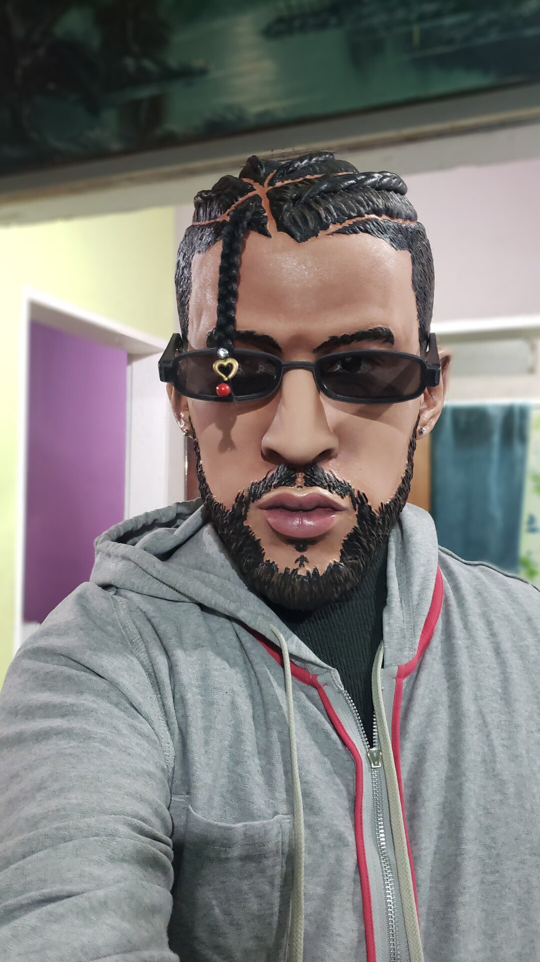 Bad Bunny Mask - Etsy