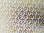 Music Notes Fabric Natural Musical Notes Music Notes Words - Etsy Canada