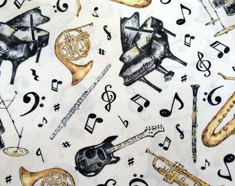 Musical Date Night Fabric Musical Arrangement Strings by Julieprescesky ...